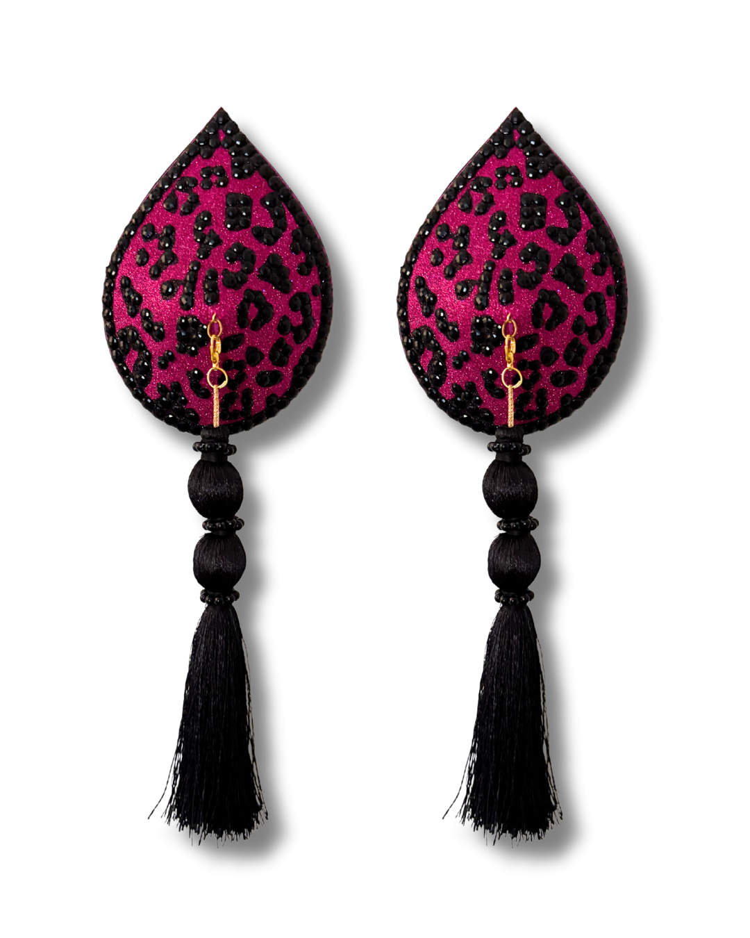 Pink Leopard Tassel Pasties | Dirty Martini Style